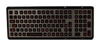 China Small IP65 dustproof and waterproof panel mount keyboard with 103 keys for sale