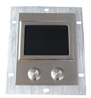 China Dustproof Metal Industrial Touchpad With Rear Panel Mounting Solution for sale