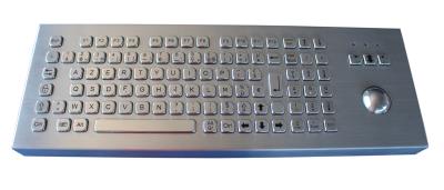 中国 100 つのキーの金属の数字キーパッドが付いているデスクトップのステンレス鋼のキーボード 販売のため