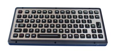中国 82 キー IP65 ブラッシュ ステンレス バックライト 機能キー付き 頑丈なキーボード 販売のため