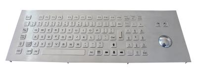 中国 トラックボールおよび数字および FN のキーのステンレス鋼の産業キーボード 販売のため