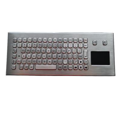 China el formato IP68 del acuerdo del teclado del acero inoxidable de 83 llaves selló la mesa con el panel táctil en venta