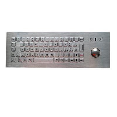 Cina Tastiera metallica robusta IP67 con trackball in acciaio inossidabile antivandalo in vendita
