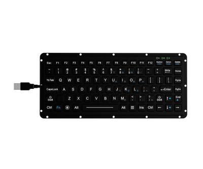 China IP65 teclado robusto de silicone de carbono em tecnologia de interruptor de chave de ouro com luz de fundo à venda