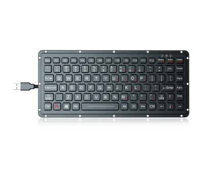 Cina Tastiera militare robusta con retroilluminazione bianca MIL-STD-461G e MIL-STD-810F con touchpad in vendita