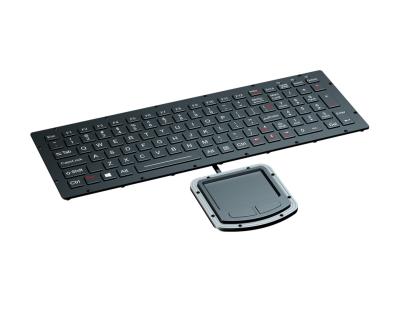 Cina Tastiera ultra sottile e robusta con touchpad sigillato e PCB di grado militare in vendita