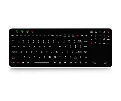 Cina 110 tasti IP65 tastiera industriale di silicone sigillata idraulica dinamica con touchpad e tasti FN in vendita