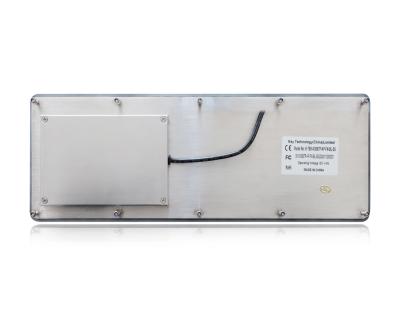 Cina 110 tasti IP65 tastiera industriale di silicone sigillata idraulica dinamica con touchpad e tasti FN in vendita