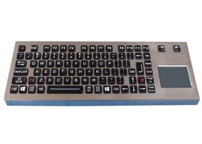 Cina Tastiera impermeabile da tavolino resa resistente con la lampadina del metallo di chiavi del touchpad IP68 89 in vendita