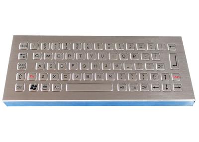 中国 洗濯できる超薄い産業コンピュータのキーボード56のキーIP68のデスクトップのステンレス鋼 販売のため