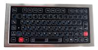 China Ruggedized Compact Membrane Keyboard Mini Movable Desktop IP68 for sale
