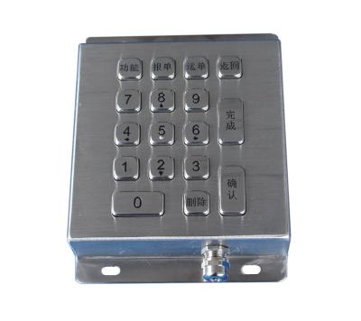 中国 移動可能なデスクトップの数字スマート カードの読者のキーパッドの金属ステンレス製 IEC 60512-6 販売のため