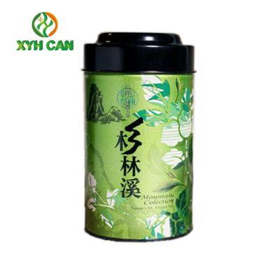 China O chá Tin Can Oriental Classical Style forma a Tin Cans For Oolong Tea o chá verde à venda