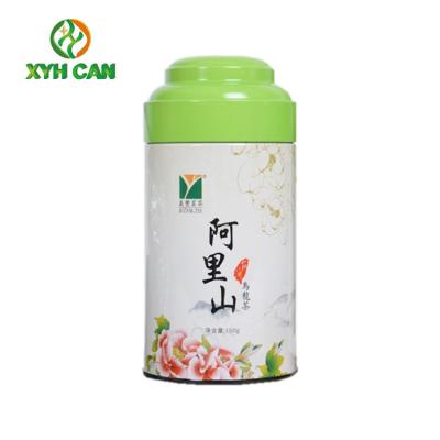 China O chá Tin Can Oriental Classical Style forma a Tin Cans For Oolong Tea o chá verde à venda