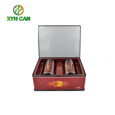 China Chá Tin Can Professional Food Grade decorativo com caixa de presente plástica 99×160 milímetro à venda