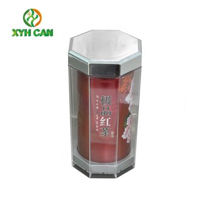 China Chá Tin Can Professional Food Grade decorativo com caixa de presente plástica 99×160 milímetro à venda