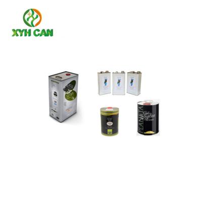 Cina Olive Oil Tin Can del commestibile quadrato vuoto di forma 2.5l Tin Box Packaging in vendita
