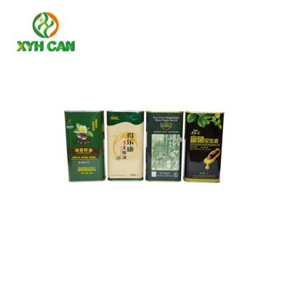 Cina Olive Oil Tin Can Tinplate ha inscatolato il contenitore dell'olio siliconico di Carlsberg dell'alimento in vendita