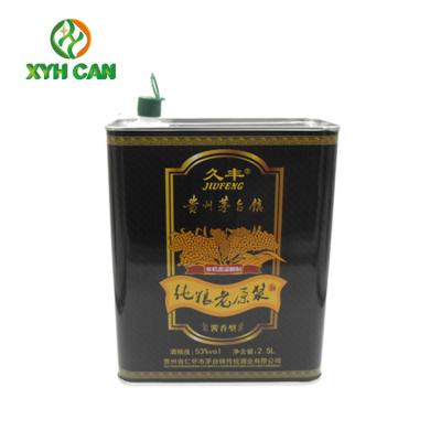 Cina Tin Cans per l'olio da cucina delle latte del metallo di Olive Oil Rubber Stopper Empty inscatola la stampa di CMYK in vendita