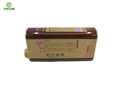 China Olive Oil Tin Can of 250ml Square Cylinder Shape 0.18-0.25 Mm Thickness for sale
