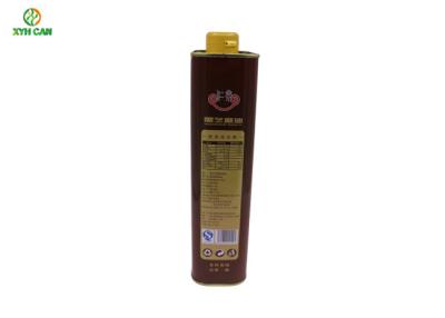 China Olive Oil Tin Can of 250ml Square Cylinder Shape 0.18-0.25 Mm Thickness for sale
