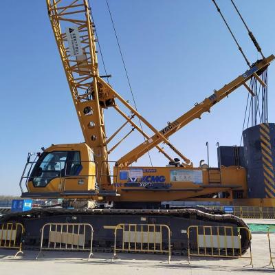 China 298kW Potência do motor Xcmg Cranes de rastreamento 200 toneladas 96m comprimento do boom for sale