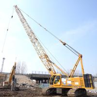 Quality 100T 13-52m Boom Crawler Crane In Railway Construction 9-18m Jib Length for sale