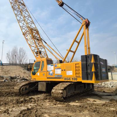 China Used 100T Crawler Crane 110m/Min Hoisting Speed For Synergy In Offshore Engineering for sale