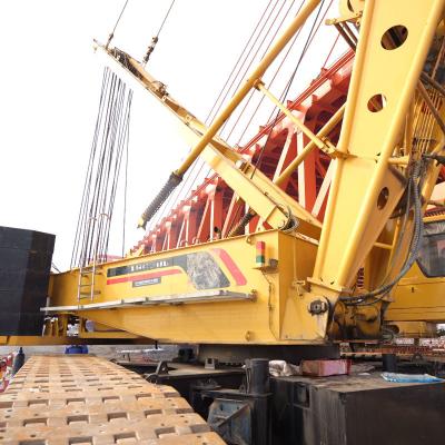 중국 16-73m 메인 붐 길이의 중고 크롤러 크레인 판매용