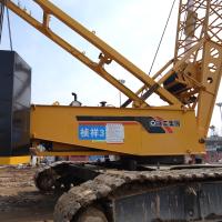 China 40% Maximum Gradeability Crawler Mobile Crane with 0.059 MPa Average Ground Pressure and Load Moment Indicator for sale