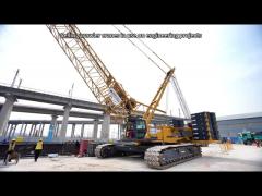 90% nieuwe handige en snelle gebruikte kruipkraan / Xcmg 55 ton kraan 21km/h
