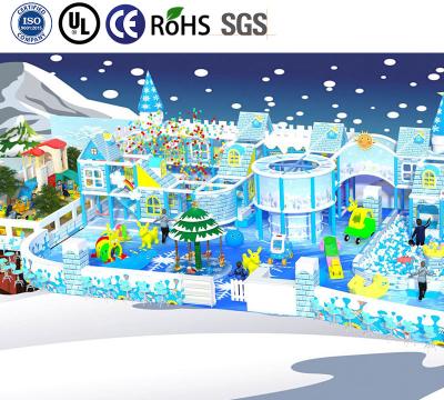 Cina Tematiche invernali per bambini Parco giochi indoor Slide Parco labirinti Attrezzature di divertimento in vendita