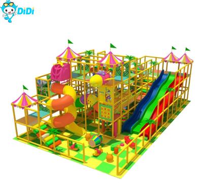 China 3D  Design Commercial Indoor Jungle Gym Soft Play Equipment Long Lifespan for sale