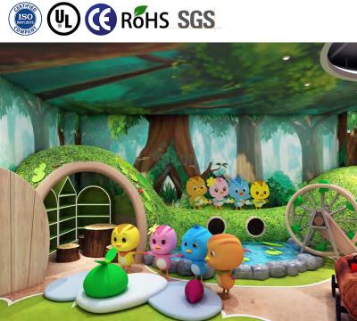 China Maßgeschneiderte Dschungel-Themen Indoor Spielplatz Struktur für Kinder kognitive Entwicklung zu verkaufen