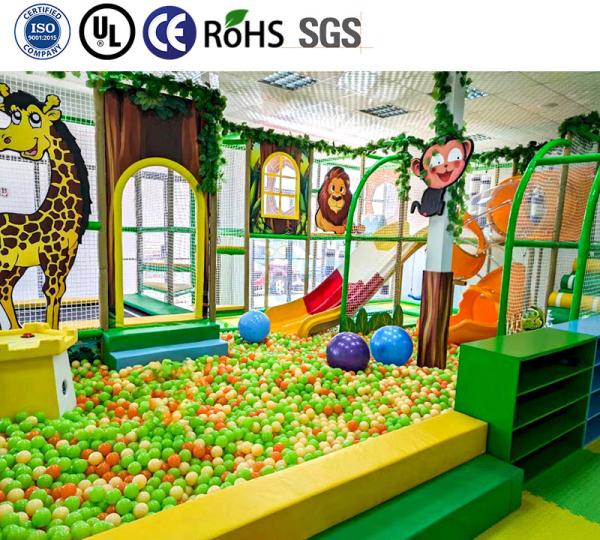 Quality Customized Kids Plastic Jungle Gym Mall Play Area Equipment TUV Certified for sale