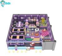 Quality Fully Functional Indoor Kids Amusement Park Pink Themed Playground for sale