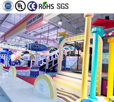 China Fully Functional Indoor Kids Amusement Park Pink Themed Playground for sale
