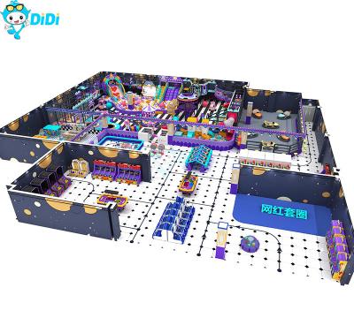 China Family Friendly Kids Indoor Playset Soft Play Area Equipment With CAD Drawings for sale