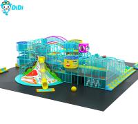 Quality Kids Space Jungle Gym Indoor Playground With Big Slides TUV Certifications for sale