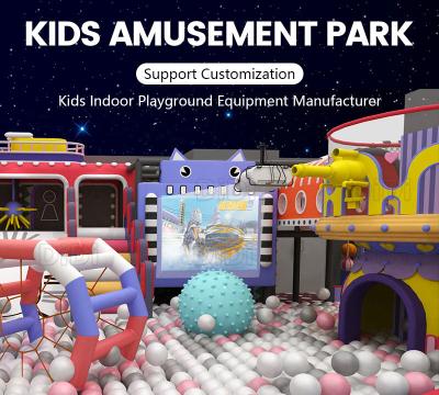 Cina Meranti Themed Park Custom Design Slide Set Ball Pit Children Play Equipment in vendita