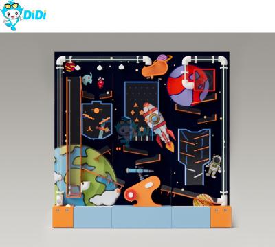 China Customized Indoor Playground Interactive Wall Games Space Theme Interactive Ball Wall for sale