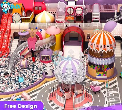 China Children'S Center Comfortable Indoor Soft Playground With Colorful Soft Toys Soft Slide for sale