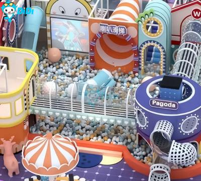 China Commercial Indoor Playground Set Soft Plastic And Wooden School Use Mazes for sale