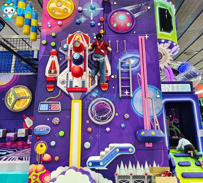 China Rock Climbing Wall Used Colorful Customized Indoor Playground Climbing Wall for sale