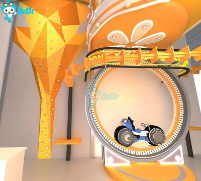 China 360 Degree Flying Bike Ride Light Wheel Swing Machine For Backyard Amusement Park for sale