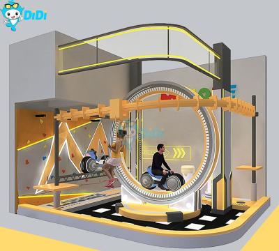China 360 Degree Flying Bike Ride Light Wheel Swing Machine For Backyard Amusement Park for sale