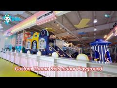 fashionable big slide indoor playground equipment for kids easy installation