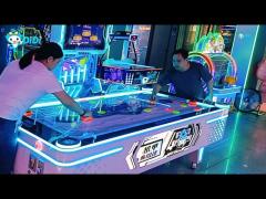 newest electric air hockey game machine indoor hockey star arcade table