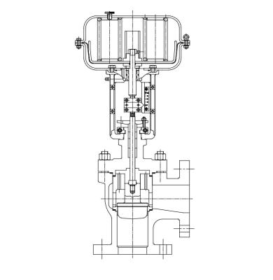 China V100-SA Series Single Seated ANGLE Control Valve(Quick Detachable、Profile) for sale