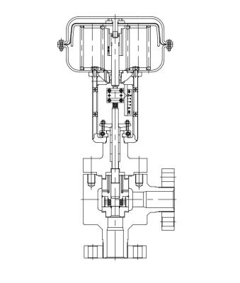 China V100-SAH Series High Pressure Single Seated Angle Control Valve (Various Trim Types) for sale